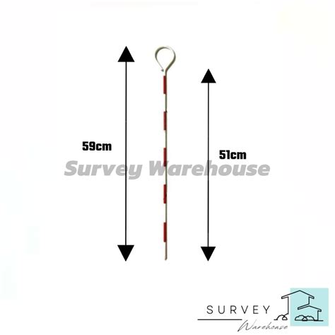 51cm Myzox Original Survey Arrow Surveyor Arrow Chaining Pin Marking