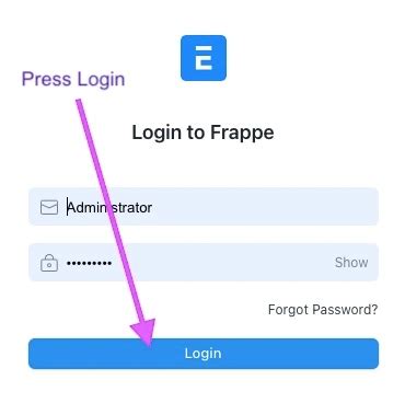 ERPNext Login Step By Step Tutorial
