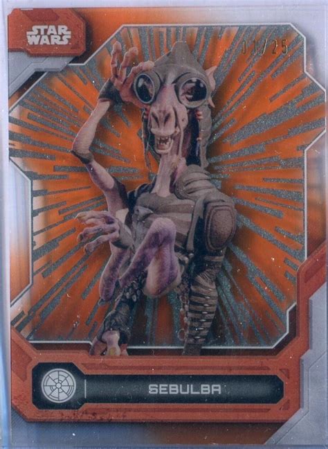 Sebulba Hyperspace Orange 91 Prices Star Wars 2024 Topps High Tek