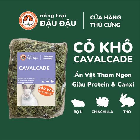 Cỏ Khô Cavalcade Thức Ăn Cho Thỏ Bọ Ú Chinchilla Siêu Dinh Dưỡng Nhiều Lá Xanh 150g Shopee