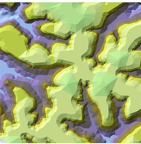 imagem tin triangular irregular network gerada a partir do modelo de