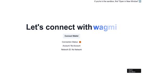 3swalletjswagmi Connector Examples Codesandbox