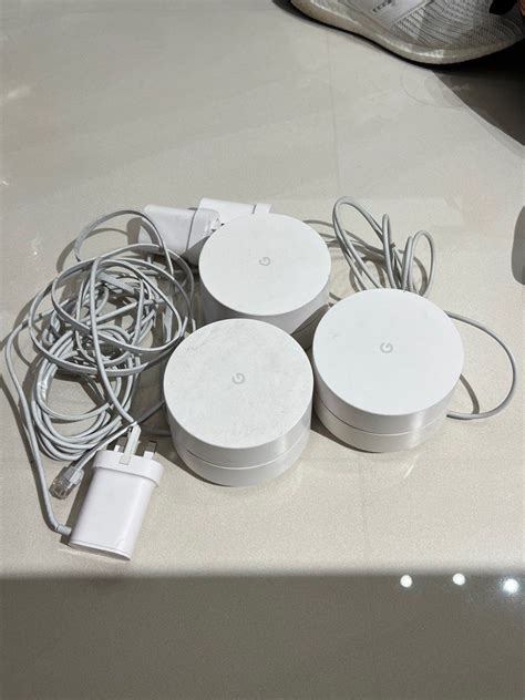 Google Wifi Mesh Set Of Computers Tech Parts Accessories Other Accessories On Carousell