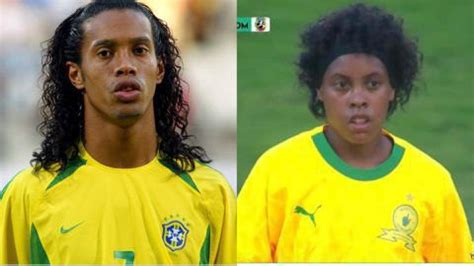 Female Footballer And Spitting Image Of Ronaldinho Goes Viral Mmi