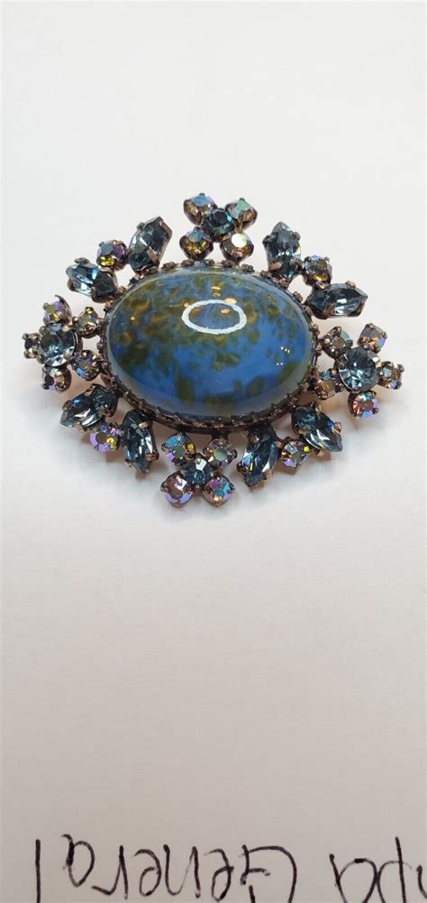 Vintage Brooch Made In Austria Gem