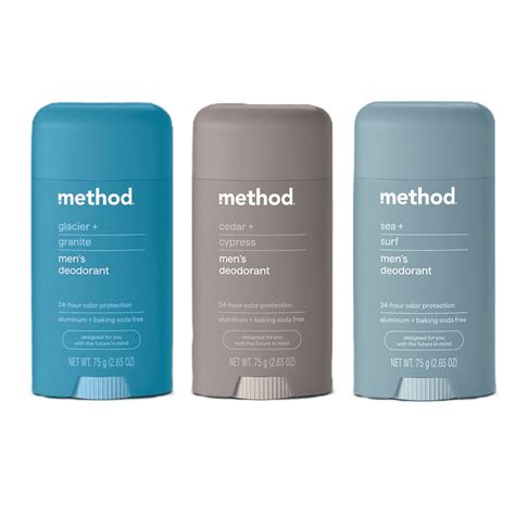 Method Men Aluminum And Baking Soda Free Deodorant Variety Pack