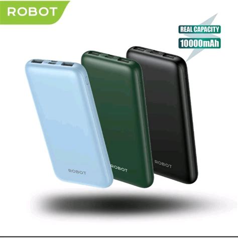 Jual Powerbank Robot 10000mah Rt12 Power Bank Dual Input Dual Output