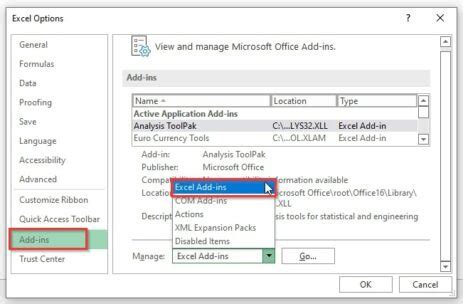 How To Remove Excel Add In Uninstall Add Ins Earn Excel