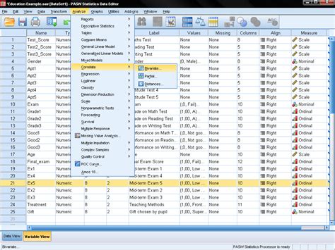 conduct and interpret a bivariate pearson correlation statistics