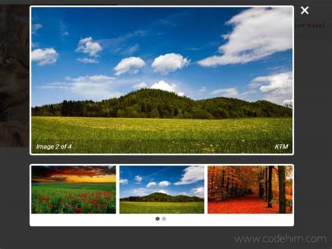 Jquery Lightbox Gallery With Thumbnails Mbox — Codehim