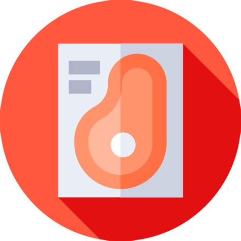 Beef Flat Circular Flat Icon