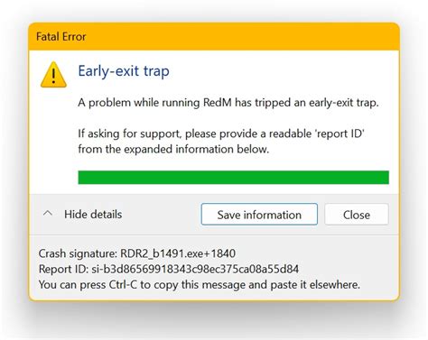 RedM Crashes When Joining Any Server RedM Client Support Cfx Re Community