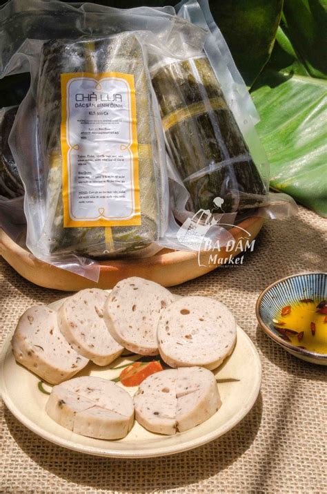 ChẢ LỤa Heo QuÊ BÌnh ĐỊnh 500gr Bà Đầm Market