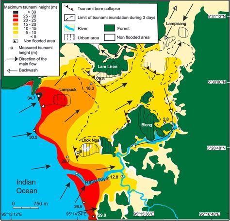 Figure 3 From Modeling Tsunami Propagation And The Emplacement Of Thumbprint In An Early Mars
