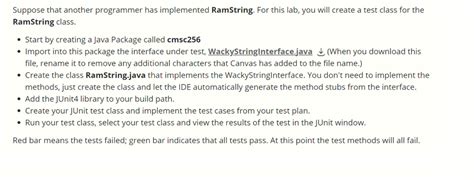 Solved Suppose That Another Programmer Has Implemented Chegg Com
