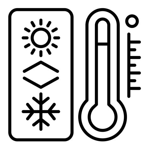 Thermostat Line Icon 14722967 Vector Art At Vecteezy
