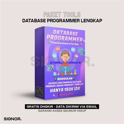 jual [q8422] database programmer lengkap sumber daya premium untuk