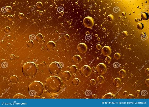 Orange Bubbles Stock Image Image Of Detail Closeup 48141337
