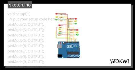 Wokwilampu Lalulintas Wokwi Esp32 Stm32 Arduino Simulator