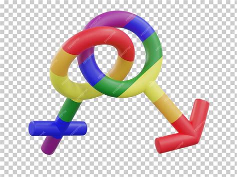 premium psd sex symbol 3d rendering
