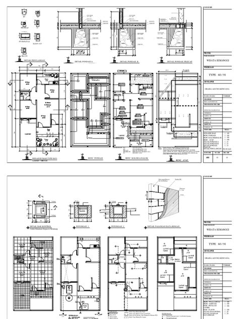 Gambar Kerja W S Type 60 7x13m 1lt Pdf