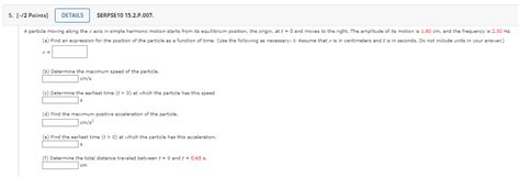 Solved Points SERPSE P X B Determine Chegg