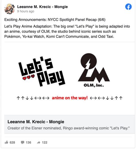 Beloved Web Romance Comic ‘lets Play To Get Anime Adaptation By Olm