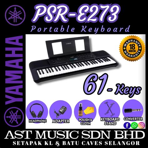 Yamaha Psr E273 Portable Keyboard Psre273 Psre273 Shopee Malaysia