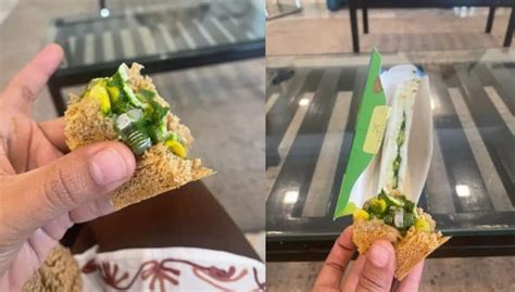 Indigo Passenger Found Screw In Sandwich பெங்களூரு சென்னை விமான பயணத்தில் வாங்கிய உணவில்