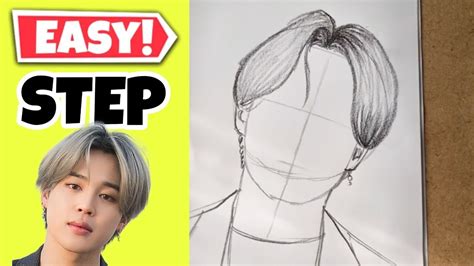 Bts Park Jimin Drawing How To Draw Bts Park Jimin Youtube