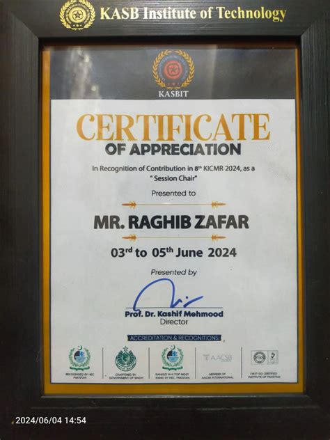 Raghib Zafar On Linkedin Kasbit Research