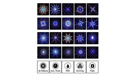 Premium Christmas Outdoor Waterproof Laser Projector Light Moving Rgb 20 Patterns With Rf