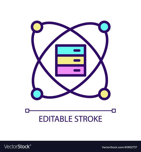 Scientific Data Mining Rgb Color Pixel Perfect Vector Image