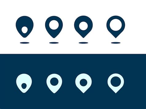premium vector location pin icon map pin place marker location icon