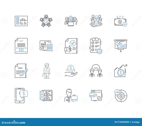 Analysis And Insight Line Icons Collection Investigation