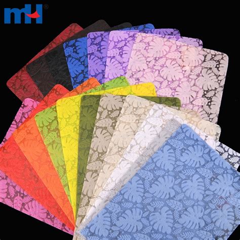 3d Pp Brazil Leaf Embossed Non Woven Fabric For Wrapping Flower