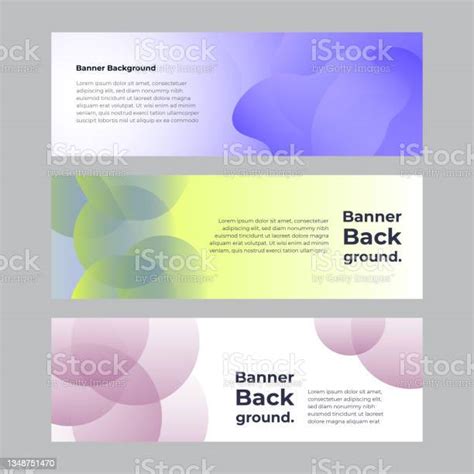 추상 배너 디자인 웹 템플릿 세트입니다 수평 헤더 웹 배너입니다 벡터 추상 그래픽 디자인 배너 패턴 배경 템플릿 0명에 대한 스톡 벡터 아트 및 기타 이미지 Istock