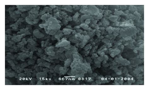 Sem Micrograph Of Cement Particle Before And After Bead Milling A
