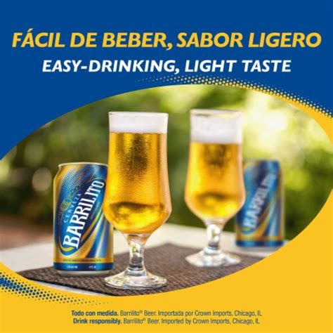 Barrilito Cerveza Mexican Import Beer 12 Cans 12 Fl Oz Frys Food