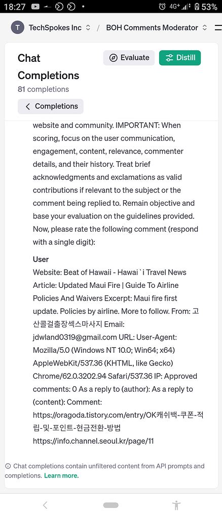 Feature Request Saved Completions Preserve Line Breaks Feedback