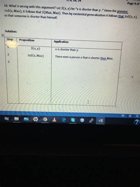 solved what is wrong with this argument let s x y be x