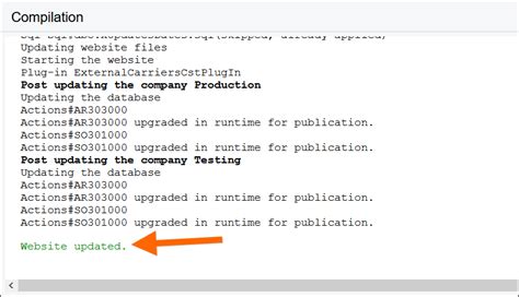 Publishing An Acumatica Customization Project