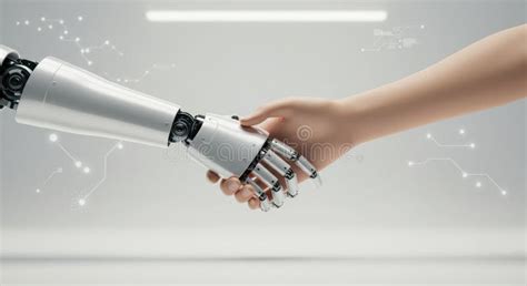 Human Robot Collaboration Stock Illustration Illustration Of Cyborg 382857187