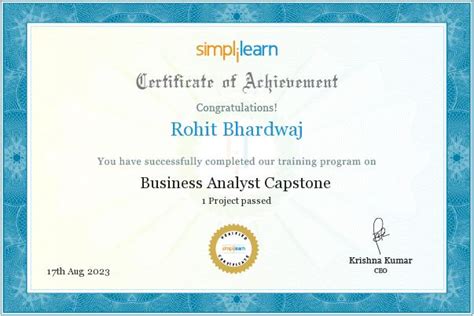 Rohit Bhardwaj On Linkedin Exciting News I Am Thrilled To Announce The Completion Of My Business