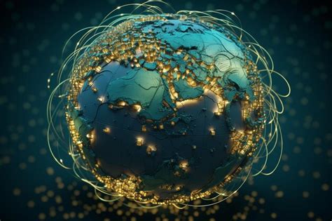 Premium Photo Abstract Representation Of Earths Ecosystems Generative Ai