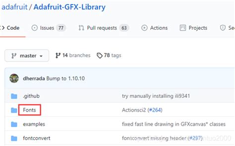 Adafruit Gfx Library字体规范arduino Adafruit Gfx字库怎么使用 Csdn博客