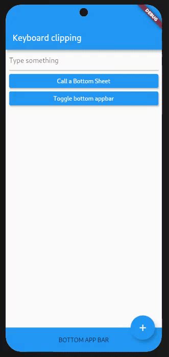 Docked FAB Gets Clipped When Keyboard Is Shown Issue Flutter Flutter GitHub