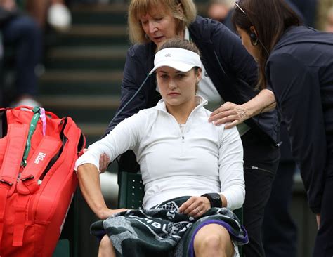 Wimbledon Struck With Fifth Retirement As Anna Kalinskaya Fails To