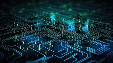 Electronics Technology Circuit Background Stock Illustration Illustration Of Hardware