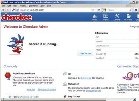 Installing Cherokee With Php5 And Mysql Support On Ubuntu 1104